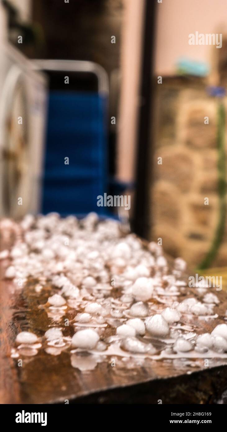 Severe hail damage hi-res stock photography and images - Alamy