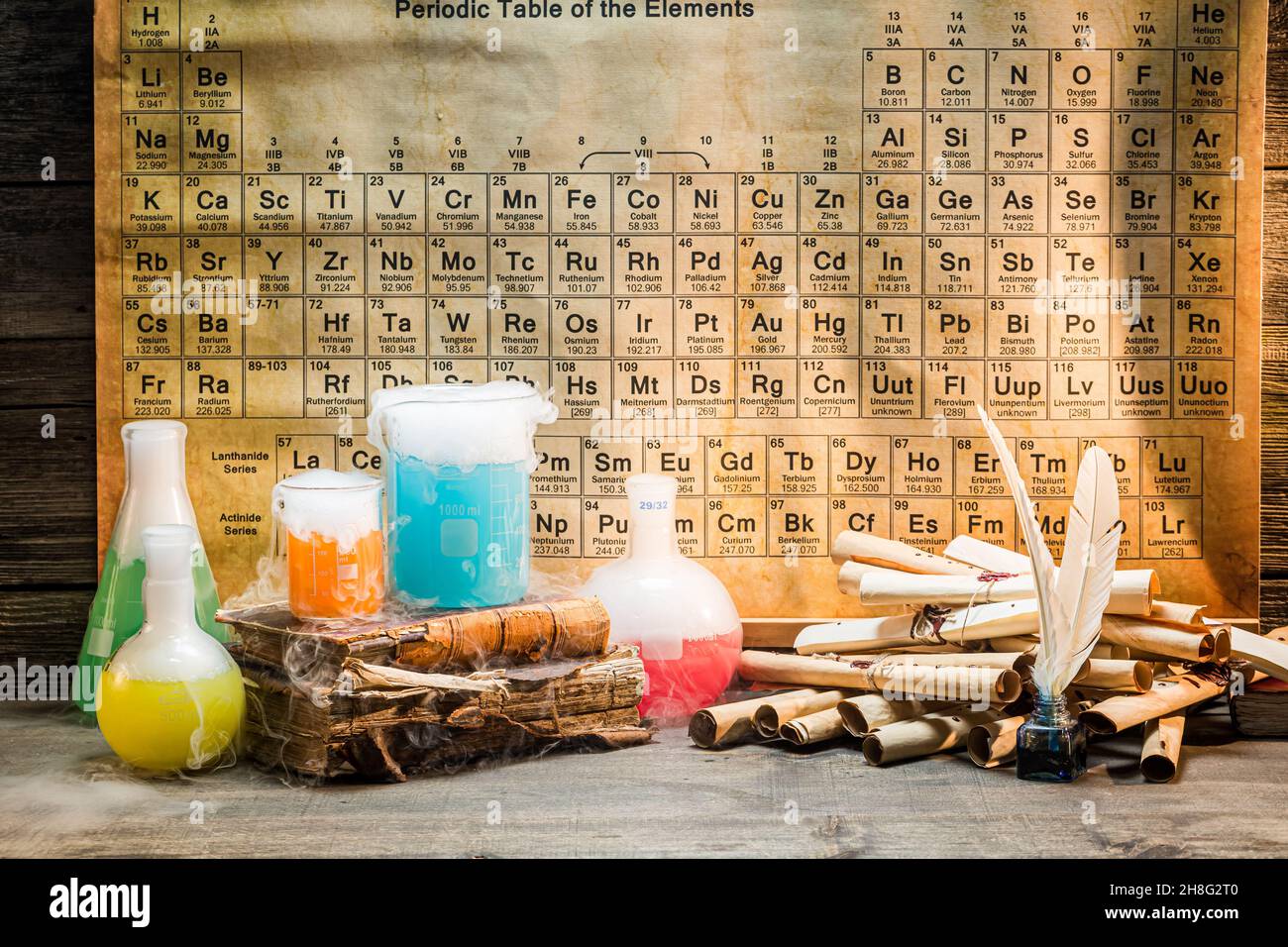 Researching new chemical reactions based on old recipes. Practical ...