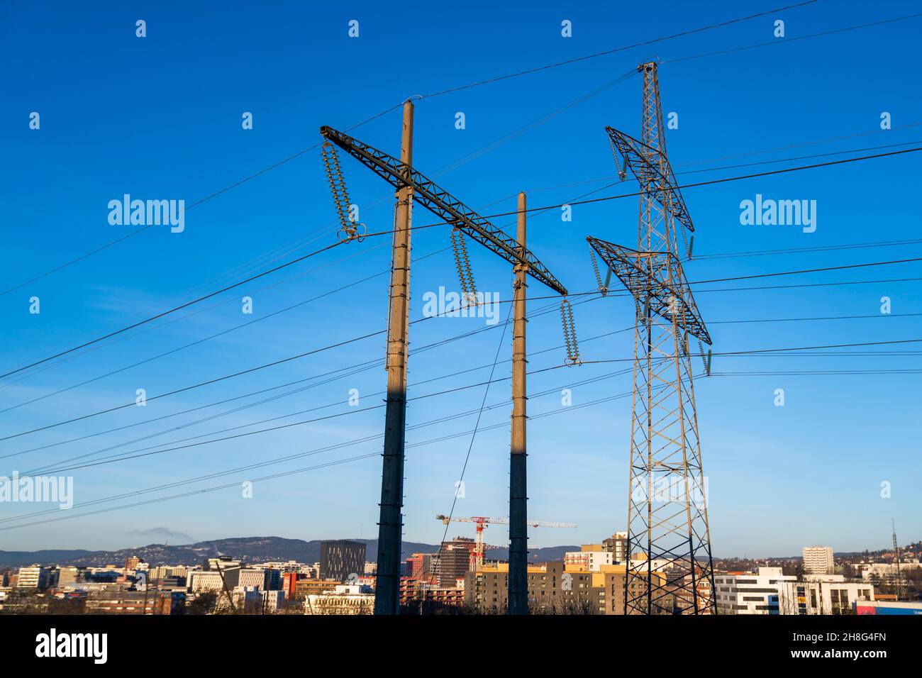 Oslo 20211129.Statnett's plant at Ulven in Oslo, Norway. Photo: Håkon ...