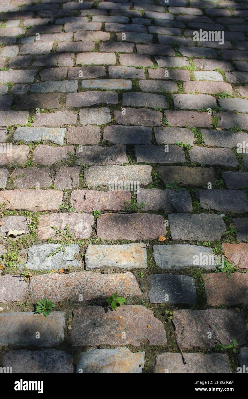 Beautiful vintage brick path leading the way Stock Photo - Alamy