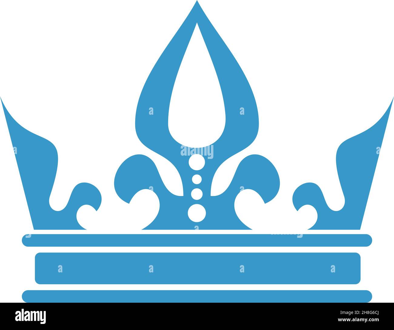 Crown icon. Medieval noble sign. Heritage symbol Stock Vector Image ...