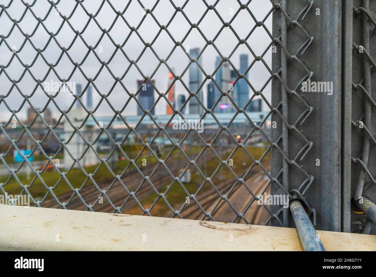 urban infrastructure transport business center Moscow city train ...