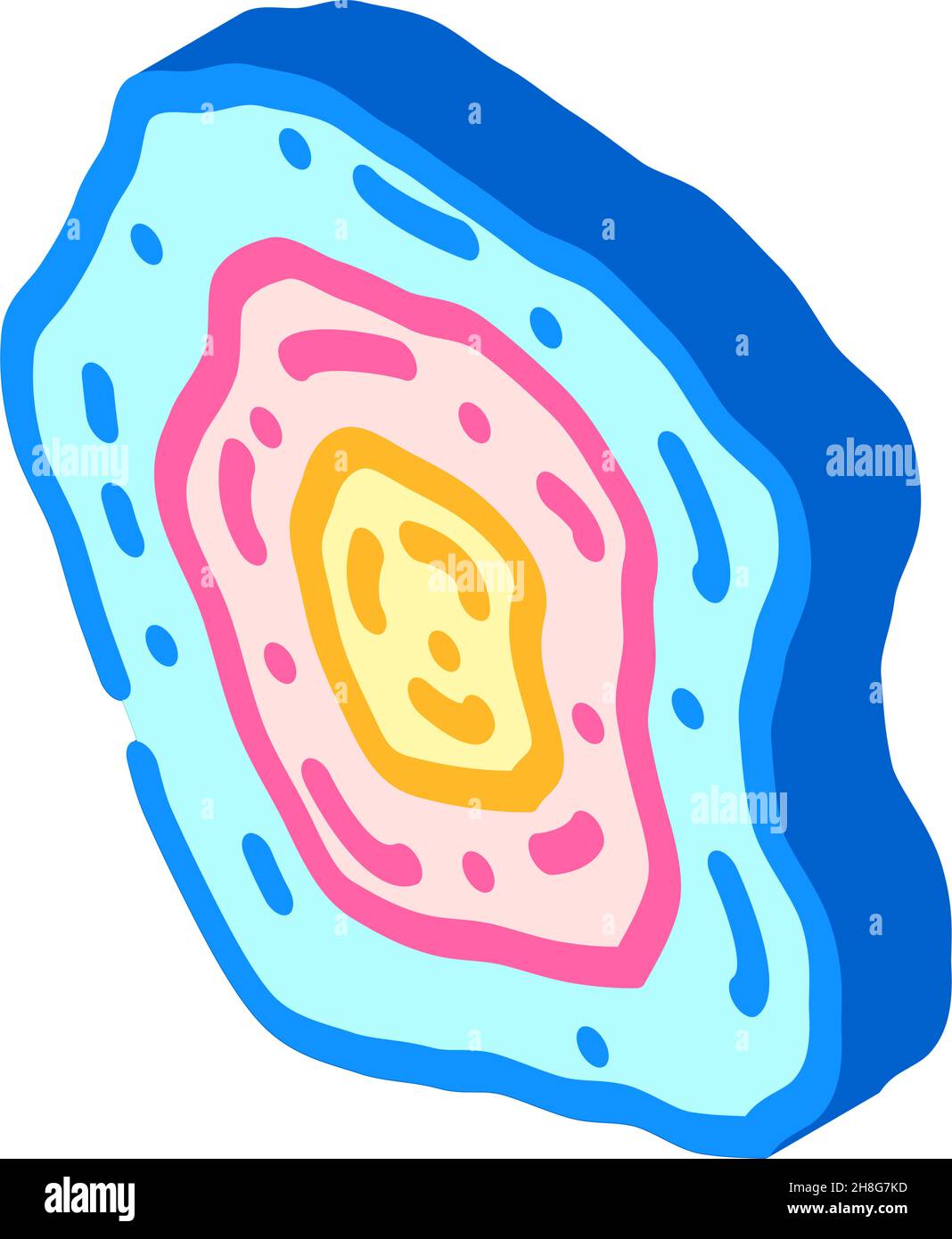 nebula galaxy isometric icon vector illustration Stock Vector Image ...