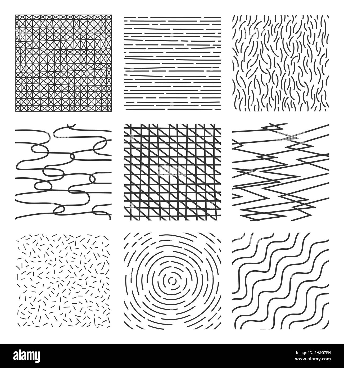 Handwritten Lines and strokes in different styles. Perfect for ...