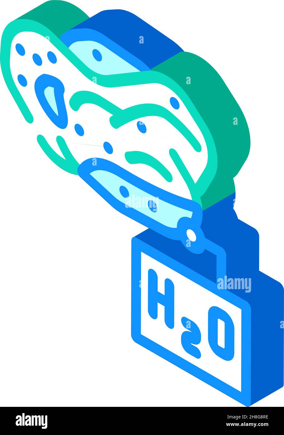 water search isometric icon vector illustration Stock Vector Image ...