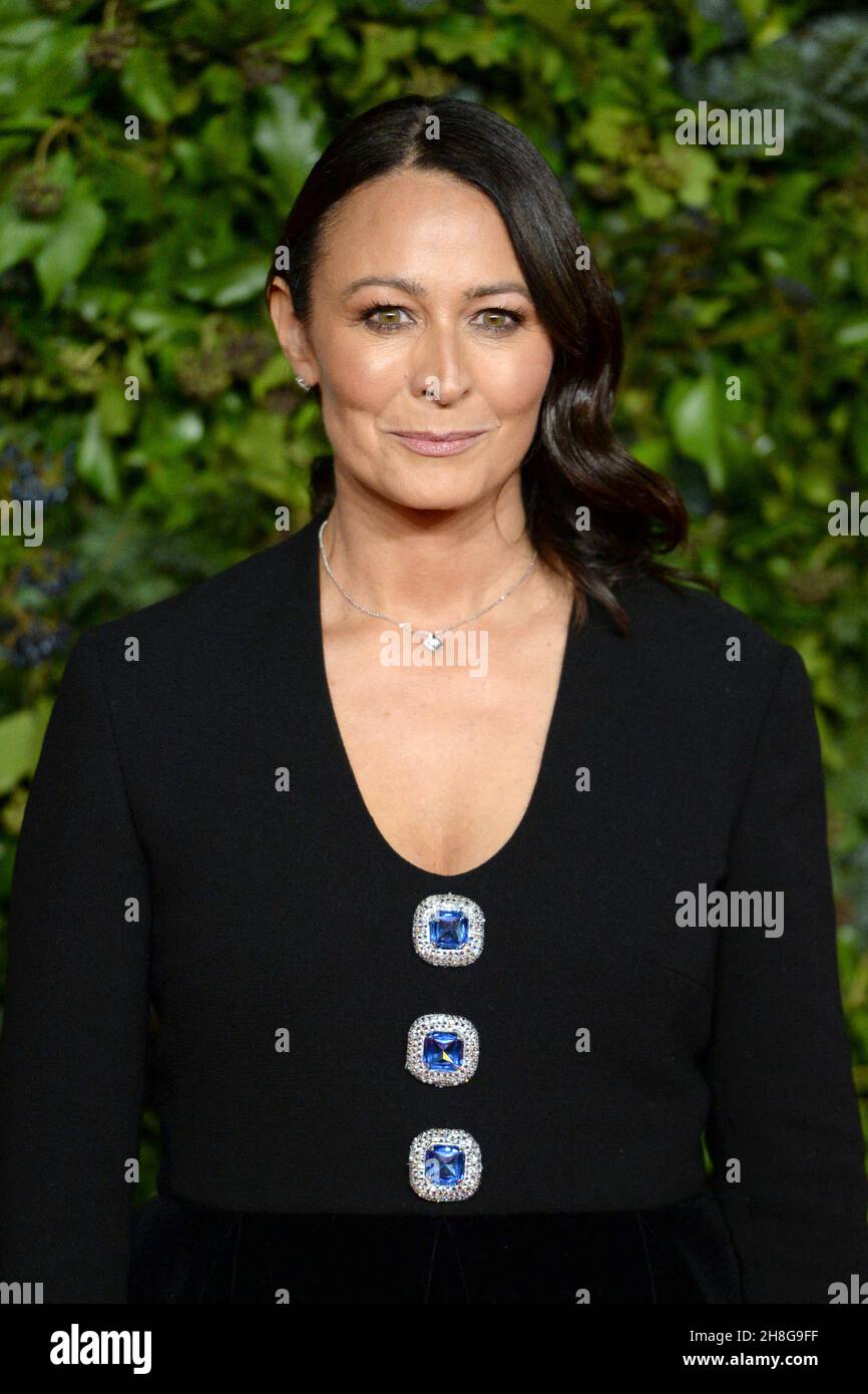 Caroline Rush attending The Fashion Awards 2021 at the Royal Albert ...