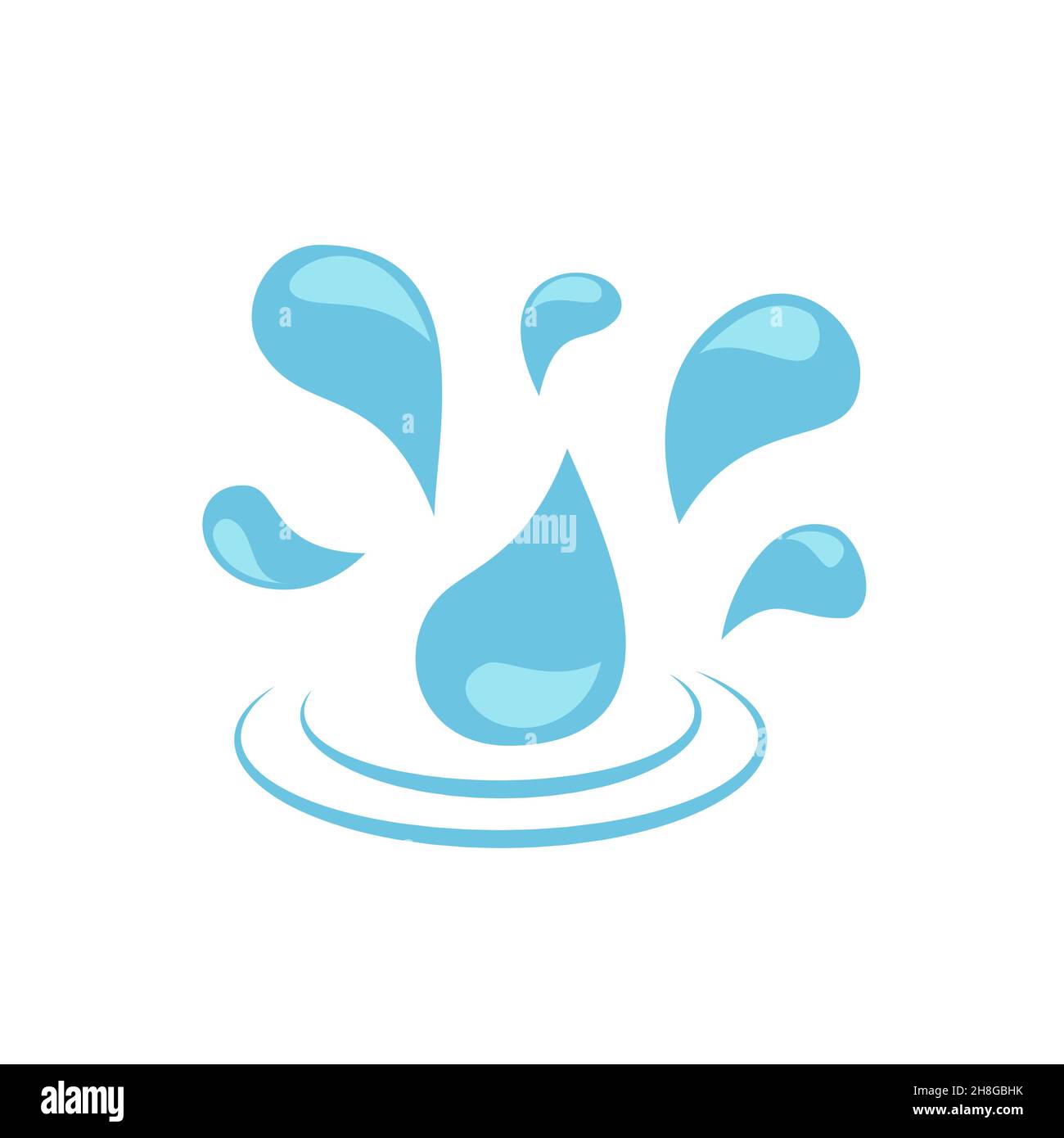 Water drops cartoon tears hi-res stock photography and images - Alamy