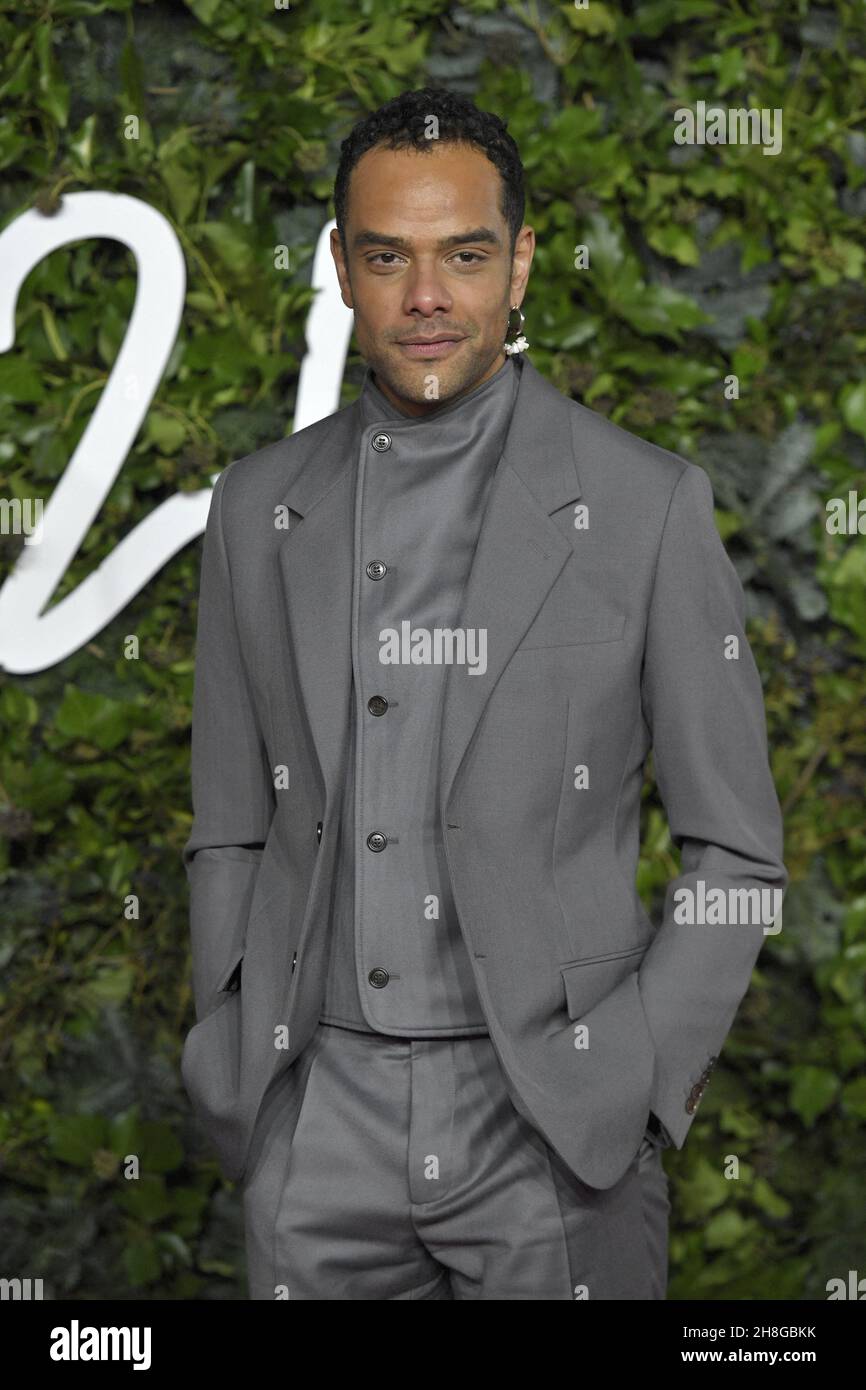 Raven Smith attending The Fashion Awards 2021 at the Royal Albert Hall ...