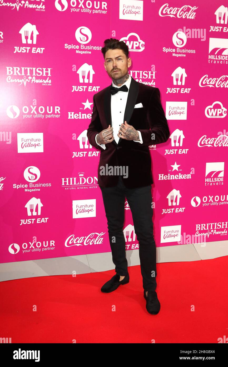 Robbie McMahon, British Curry Awards, Battersea Evolution, London, UK ...