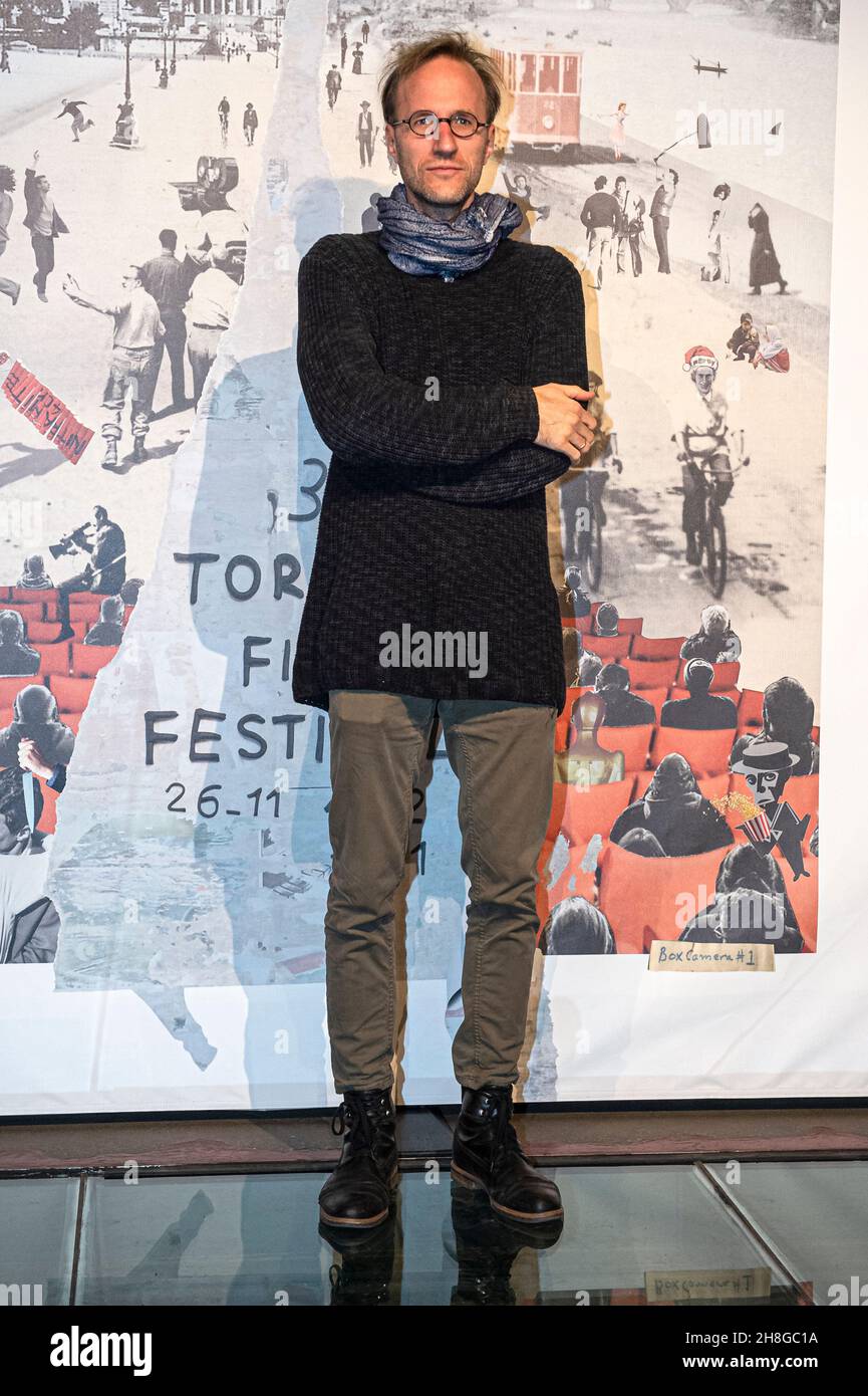 Turin, Italy. 30 November 2021. Denes Nagy poses during a photocall for ...