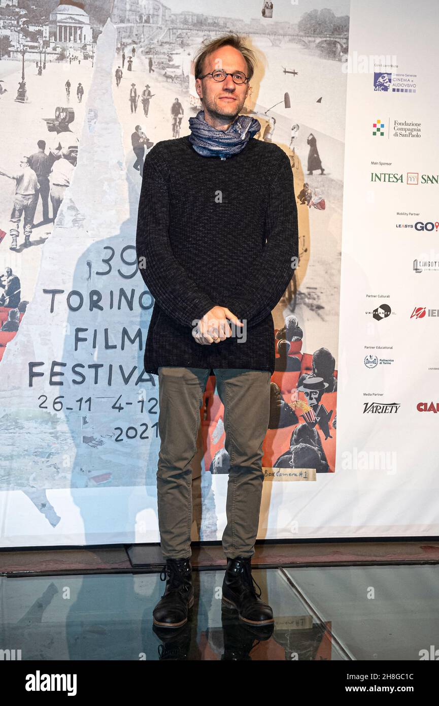 Turin, Italy. 30 November 2021. Denes Nagy poses during a photocall for ...