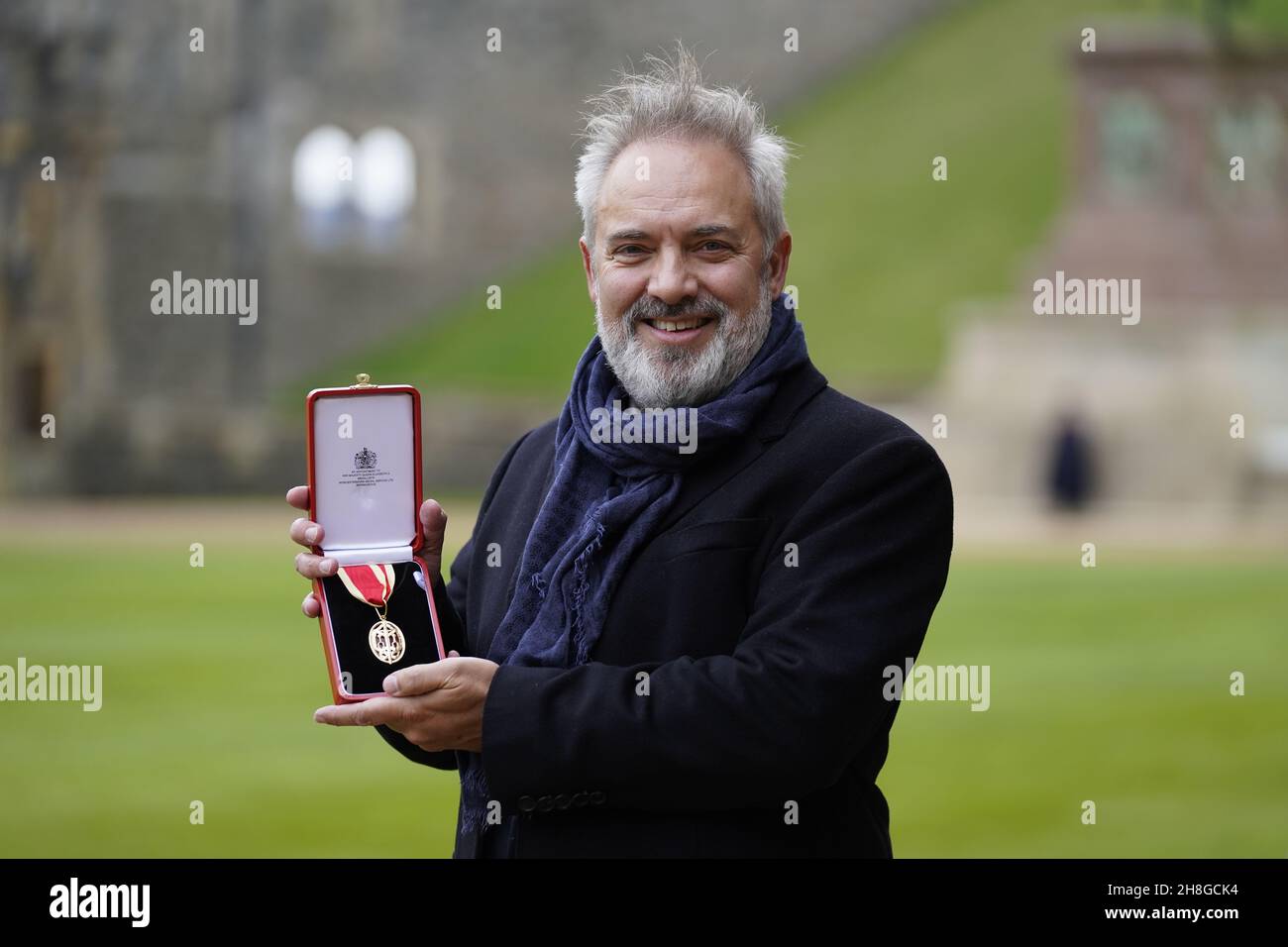 Oscar-winning film director Sir Sam Mendes after being knighted by the ...