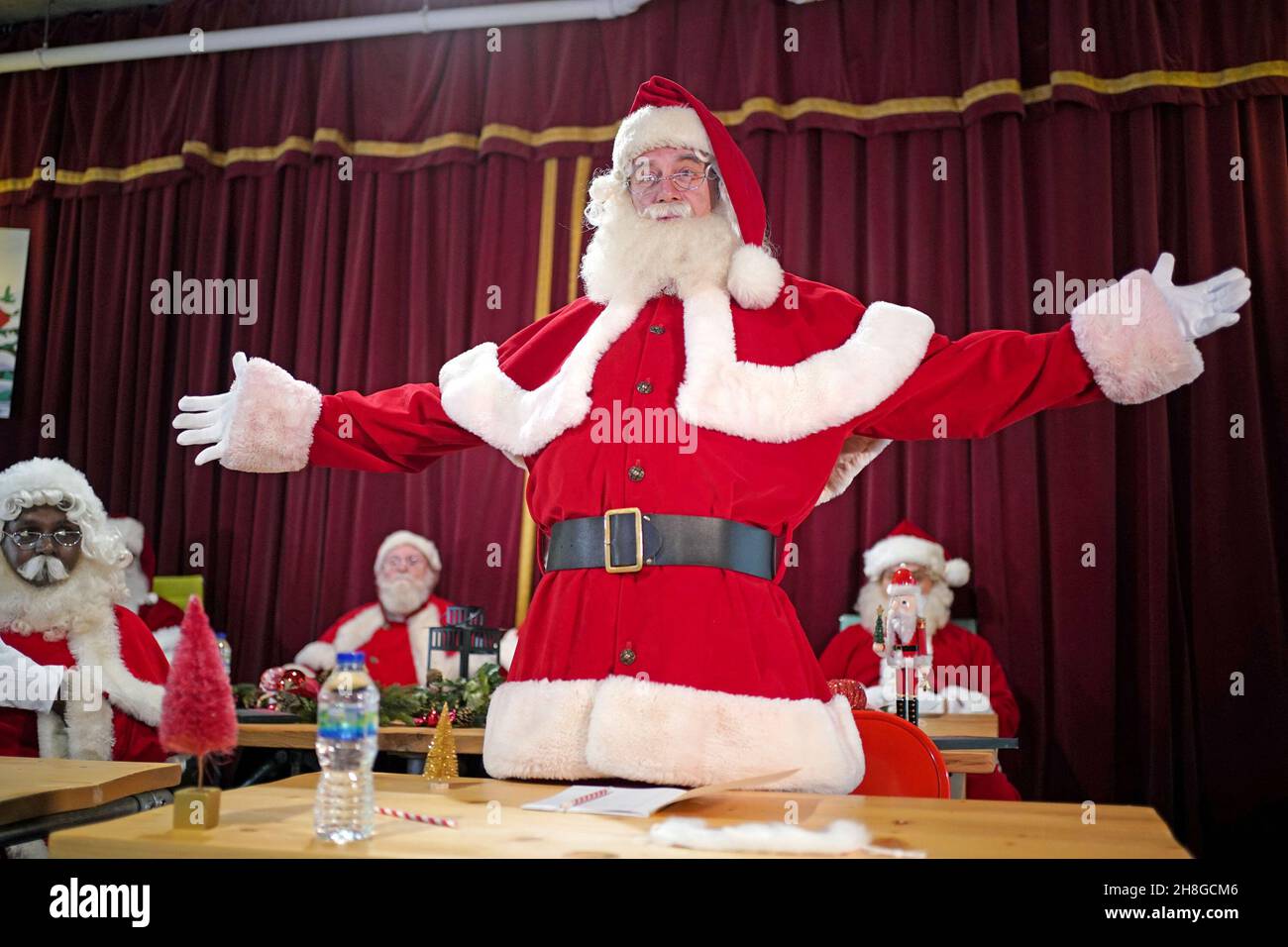 The annual Santa school returns for in person training at the Ministry ...