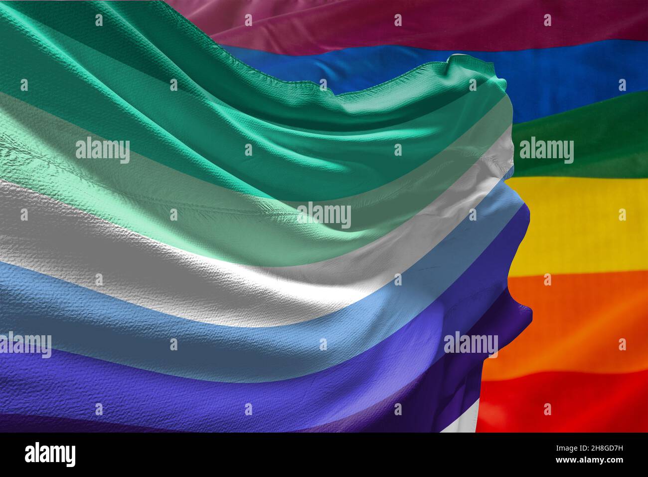 flag for gay men Stock Photo - Alamy