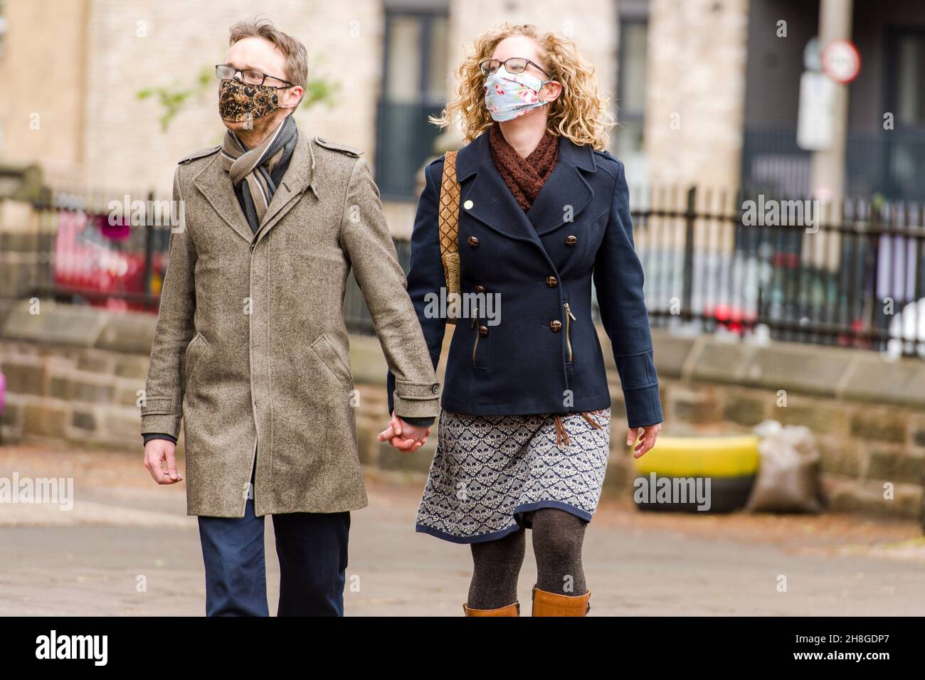Scottish Greens co-leader Greens Lorna Slater and partner Gordon Craig ...