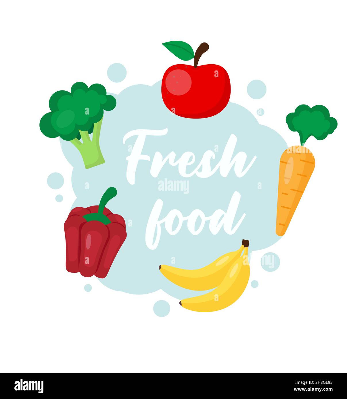 Family fresh market Cut Out Stock Images & Pictures - Alamy