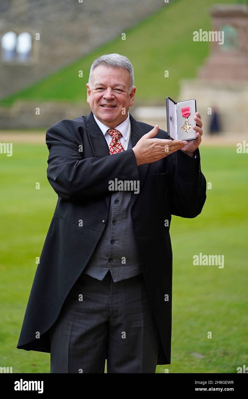 Oboist and conductor Professor Nicholas Daniel after receiving his OBE ...
