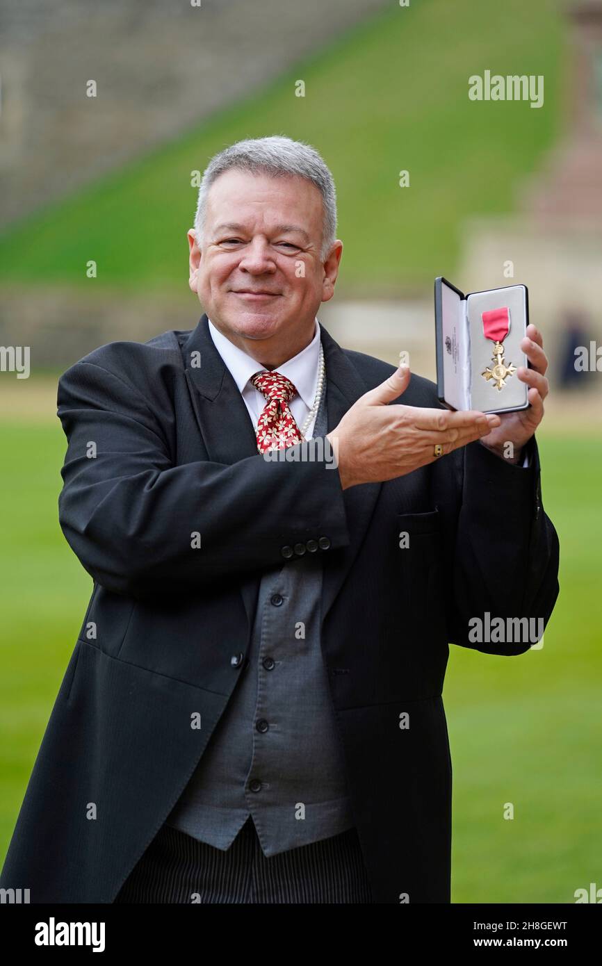 Oboist and conductor Professor Nicholas Daniel after receiving his OBE ...