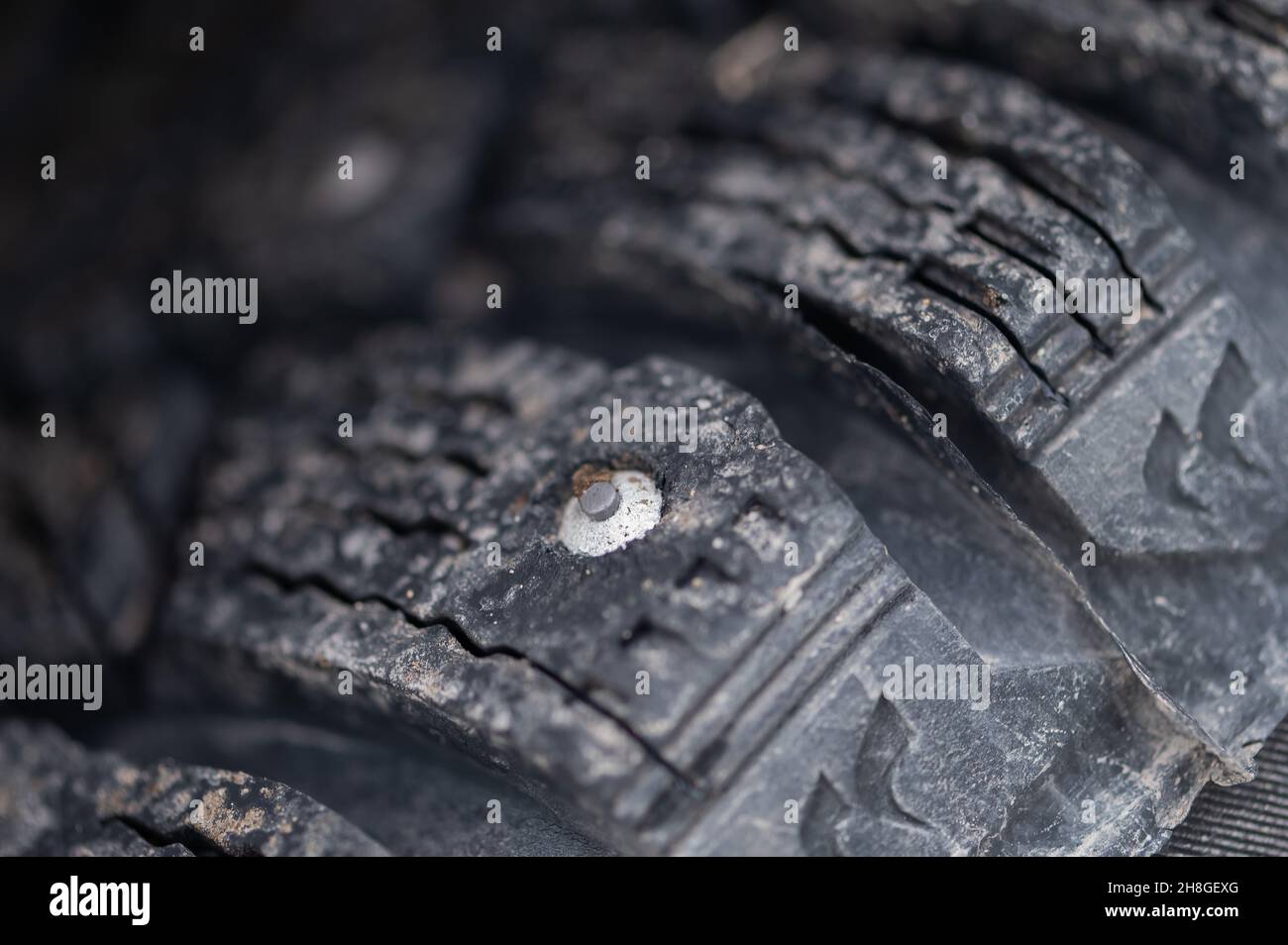 Studded wheels hi-res stock photography and images - Alamy