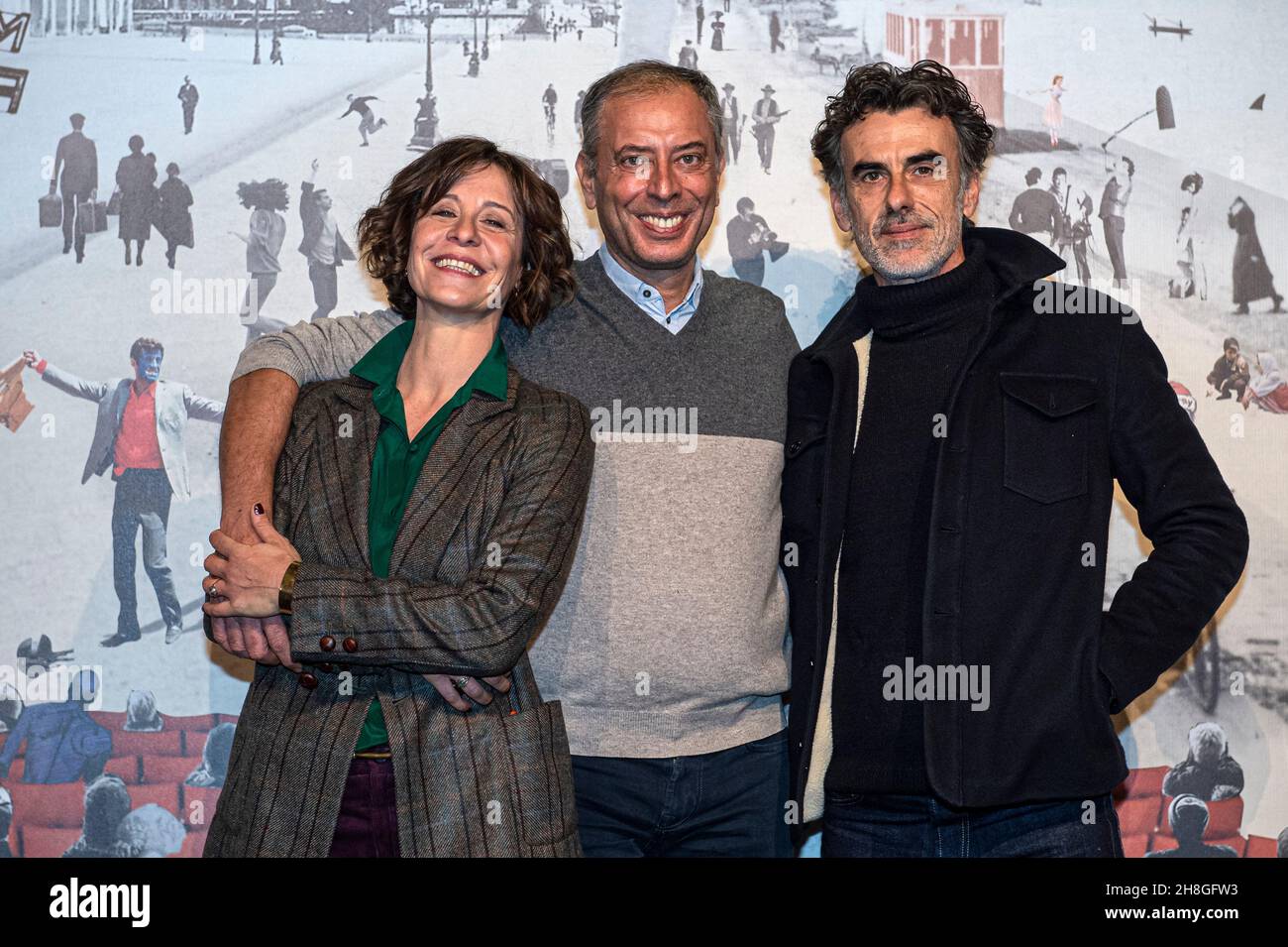 Turin, Italy. 30 November 2021. Carlotta Natoli, Ivan Cotroneo and ...