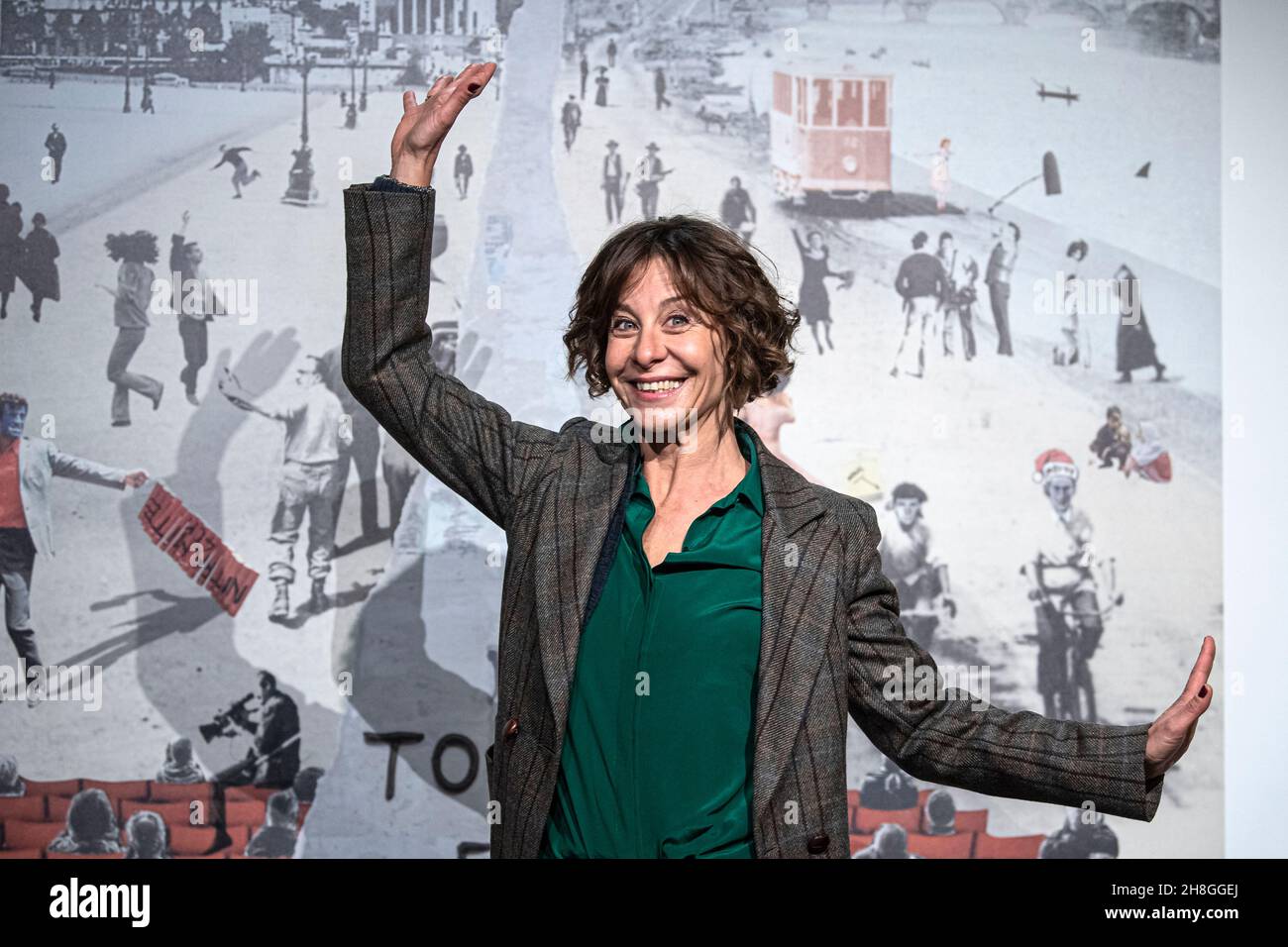 Turin, Italy. 30 November 2021. Carlotta Natoli poses during a ...