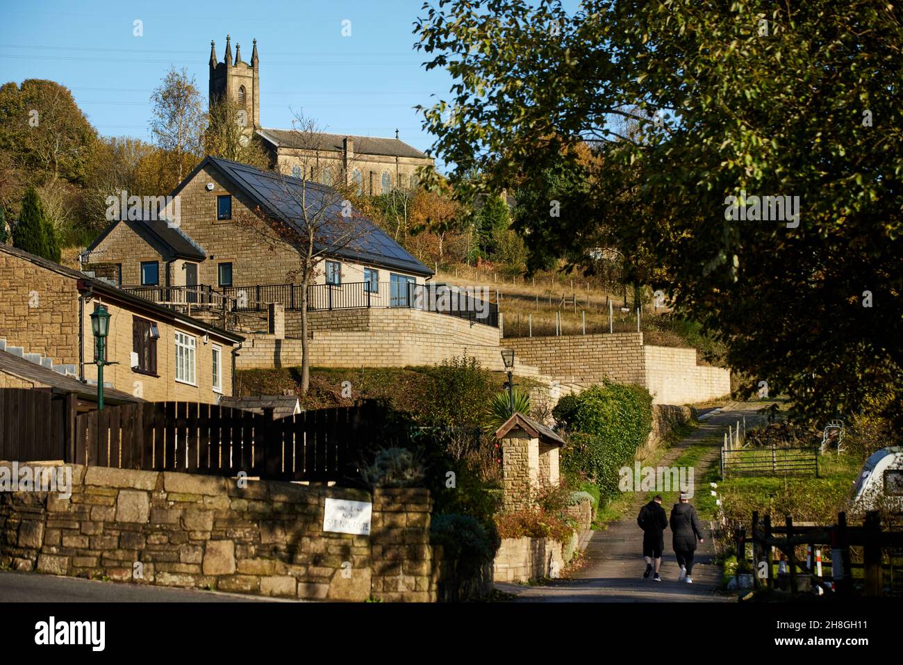 Glossop, Tintwistle village civil parish in High Peak district of ...