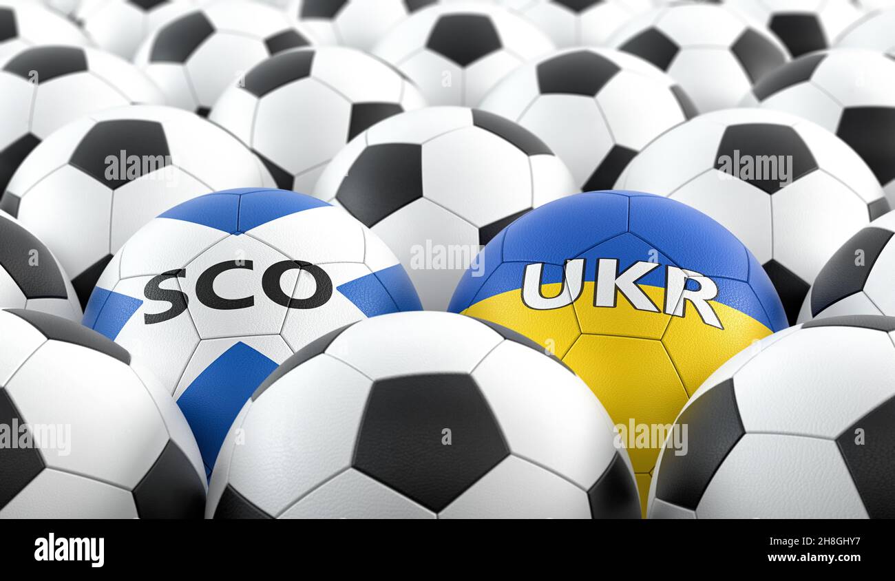 Ukraine scotland flag hi-res stock photography and images - Alamy