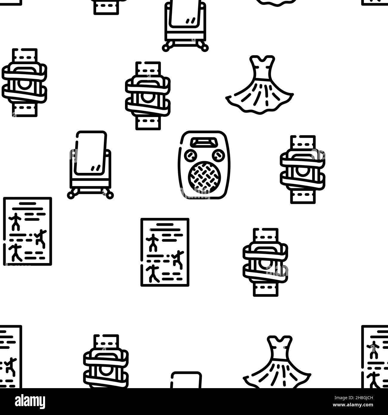 Dance studio mirror Black and White Stock Photos & Images - Alamy