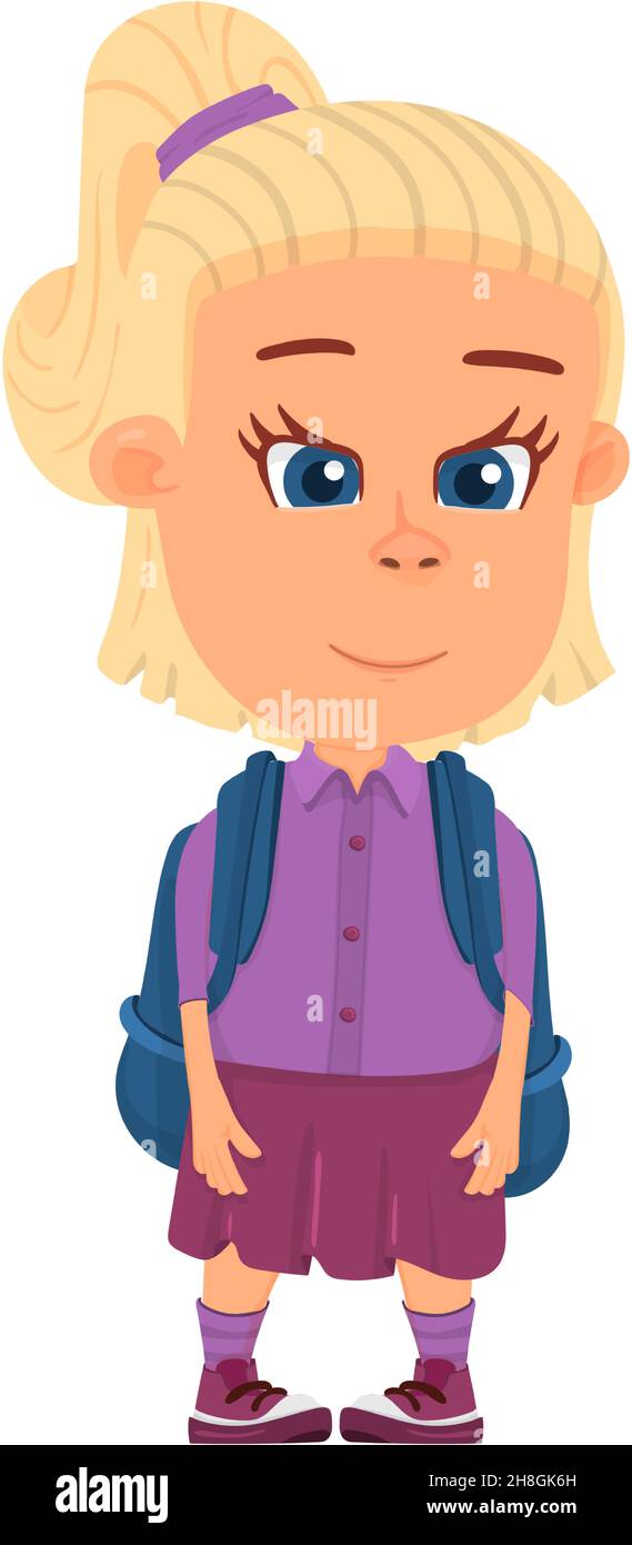 Cartoon shy girl hi-res stock photography and images - Alamy