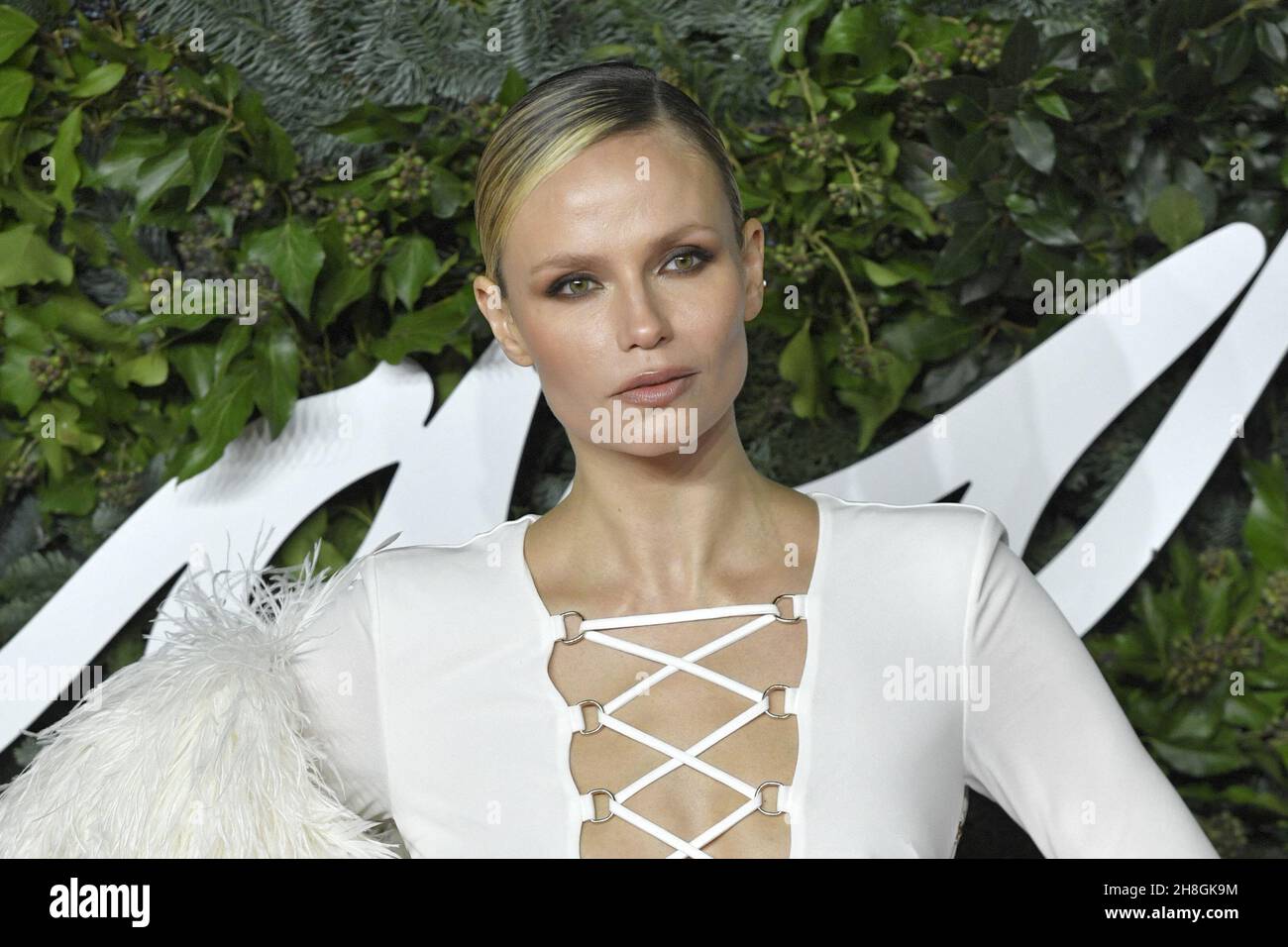 Natasha Poly attending The Fashion Awards 2021 at the Royal Albert Hall ...