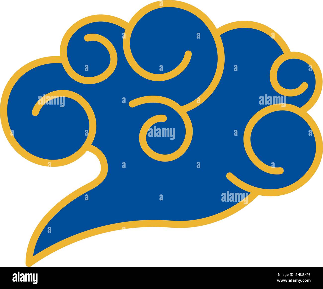 Blue sky dark clouds Cut Out Stock Images & Pictures - Alamy