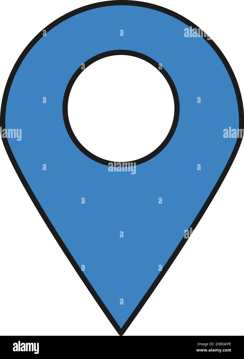 Geo pin icon. Location symbol. Map tag Stock Vector Image & Art - Alamy