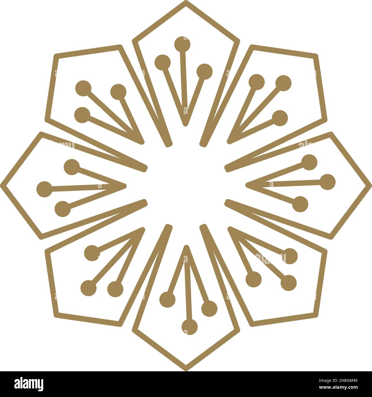 Stylized floral form hi-res stock photography and images - Alamy