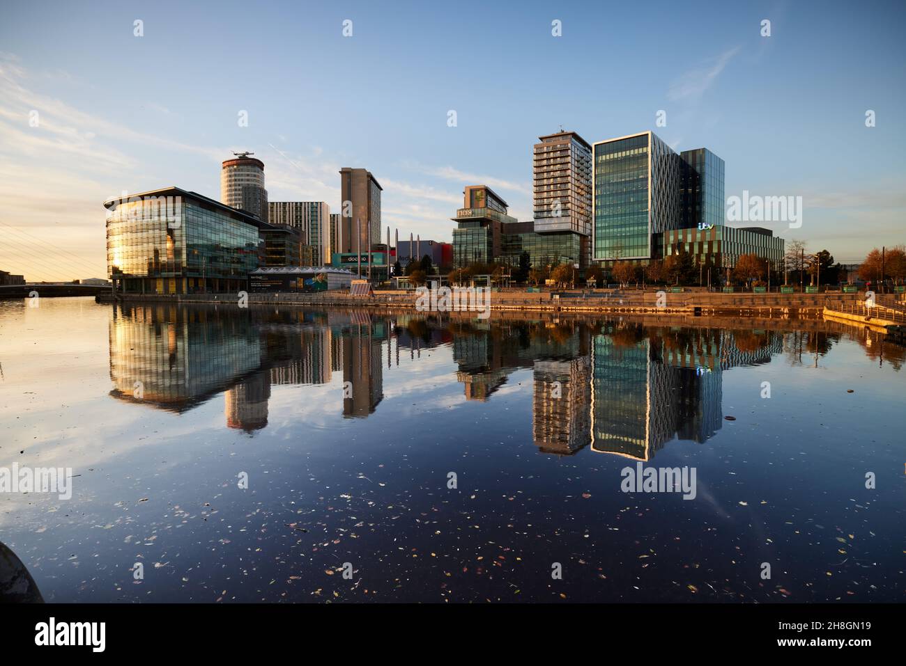 Salford Quays manchester Ship Canal, North Bay, MediaCityUk waterfront ...