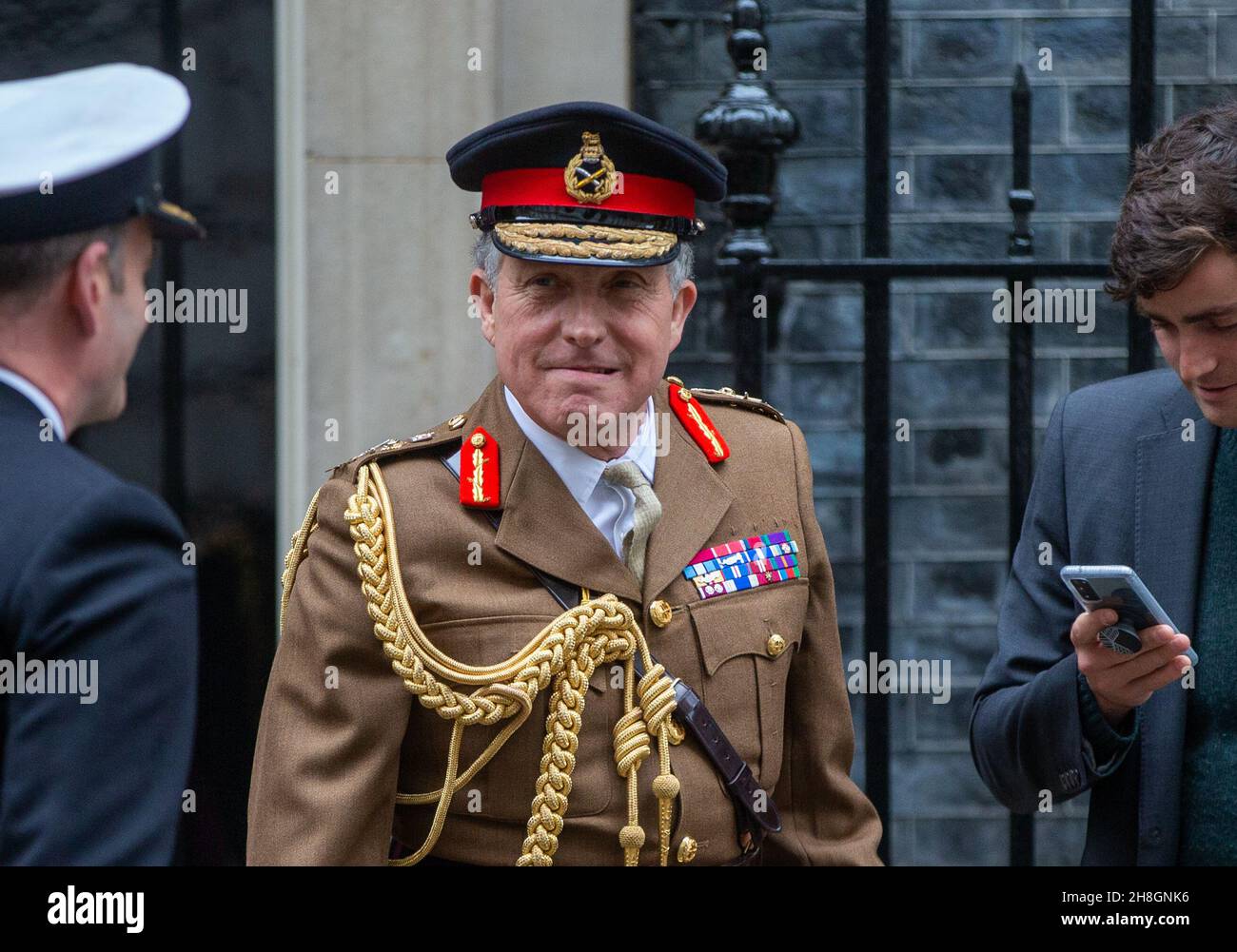London, England, UK. 30th Nov, 2021. Outgoing British Chief of Defence ...