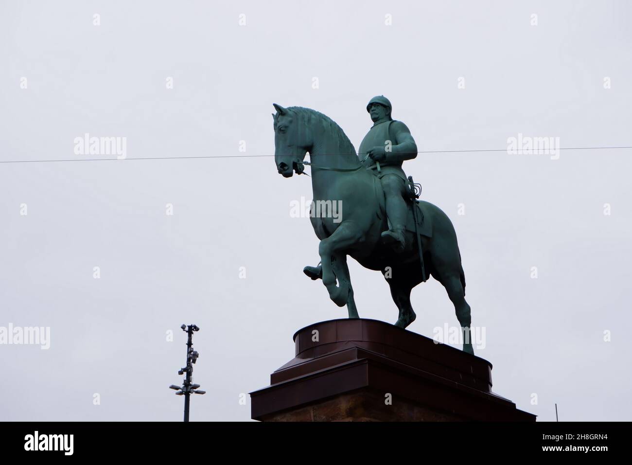 To equestrian sculpture wilhelm ii hi-res stock photography and images ...