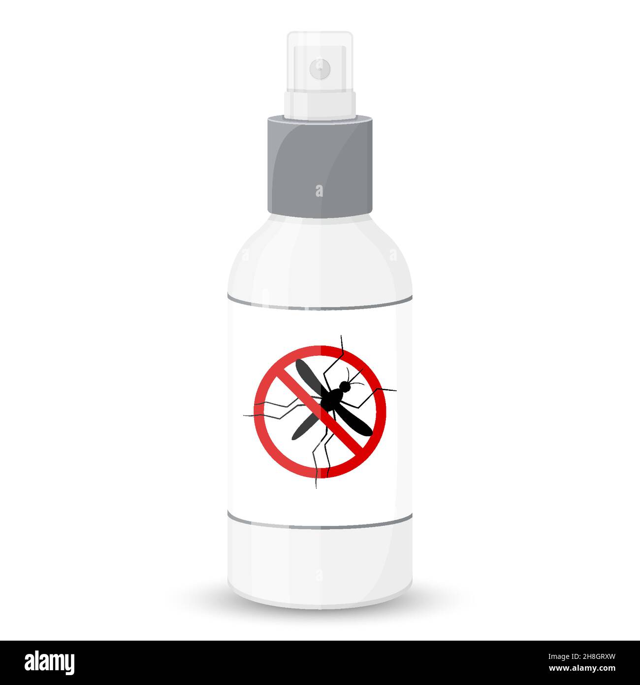 Mosquito free spray, isolated on white background. Insects repellent ...