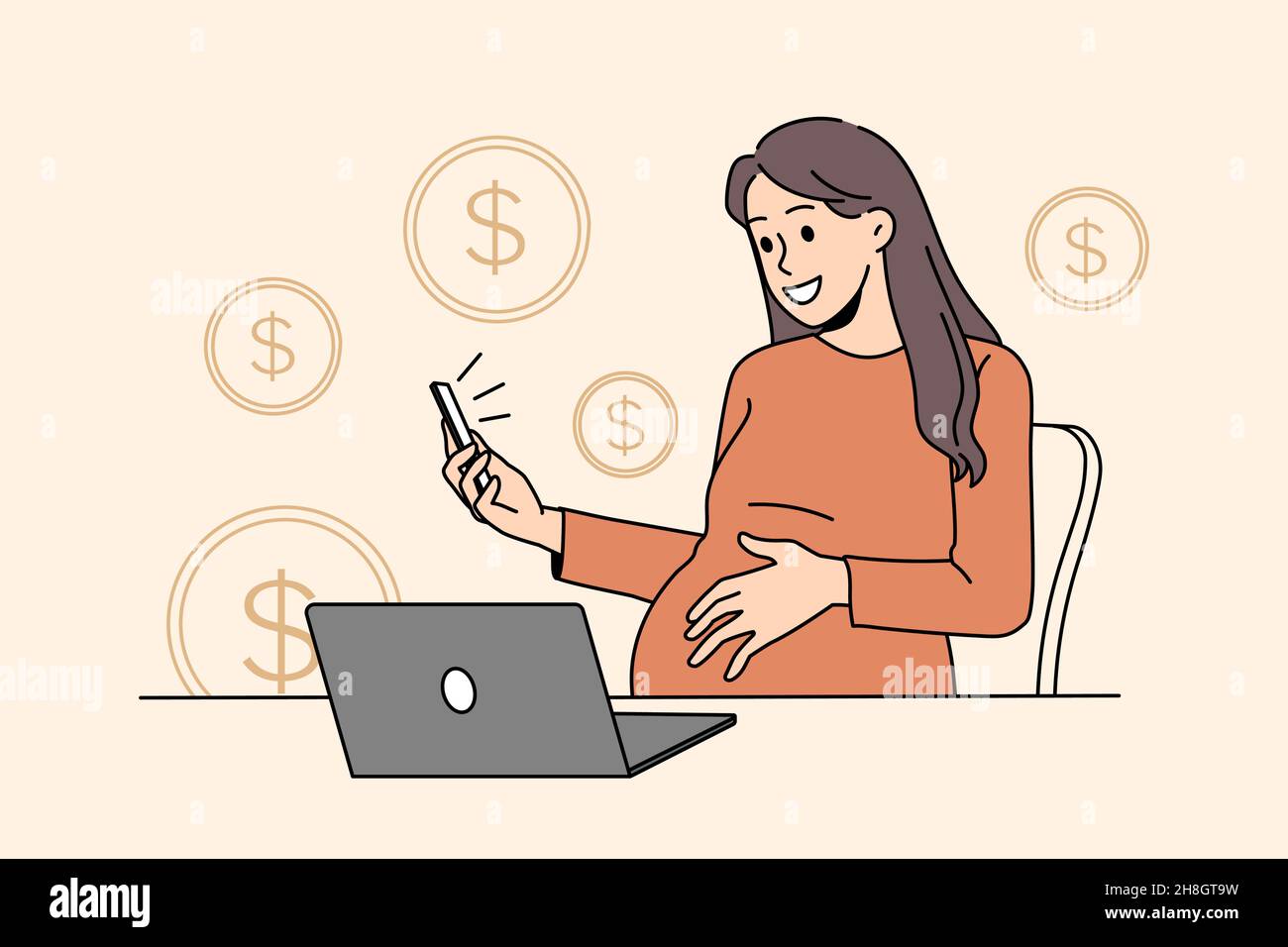 Banker conference vector Stock Vector Images - Alamy