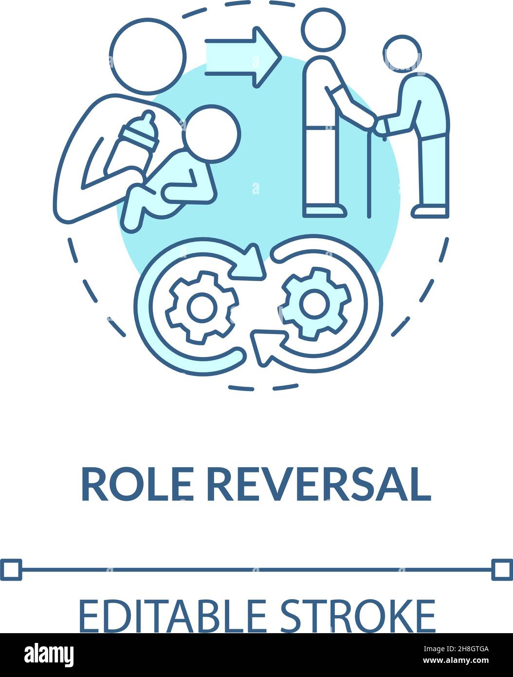 Role reversal and transformation hi-res stock photography and images ...