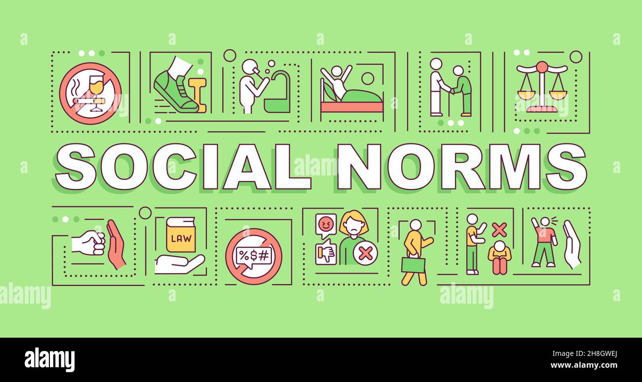 Social norms word concepts banner Stock Vector Image & Art - Alamy