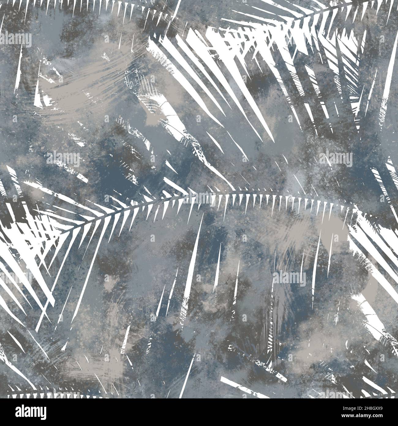 Seamless neutral and white grungy classic abstract surface pattern ...