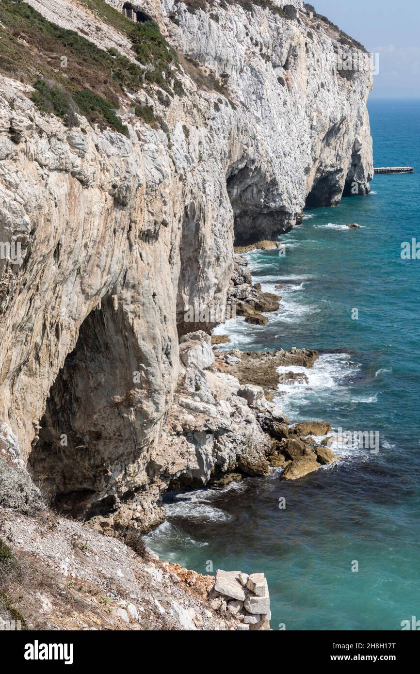 Gorham's cave hi-res stock photography and images - Alamy