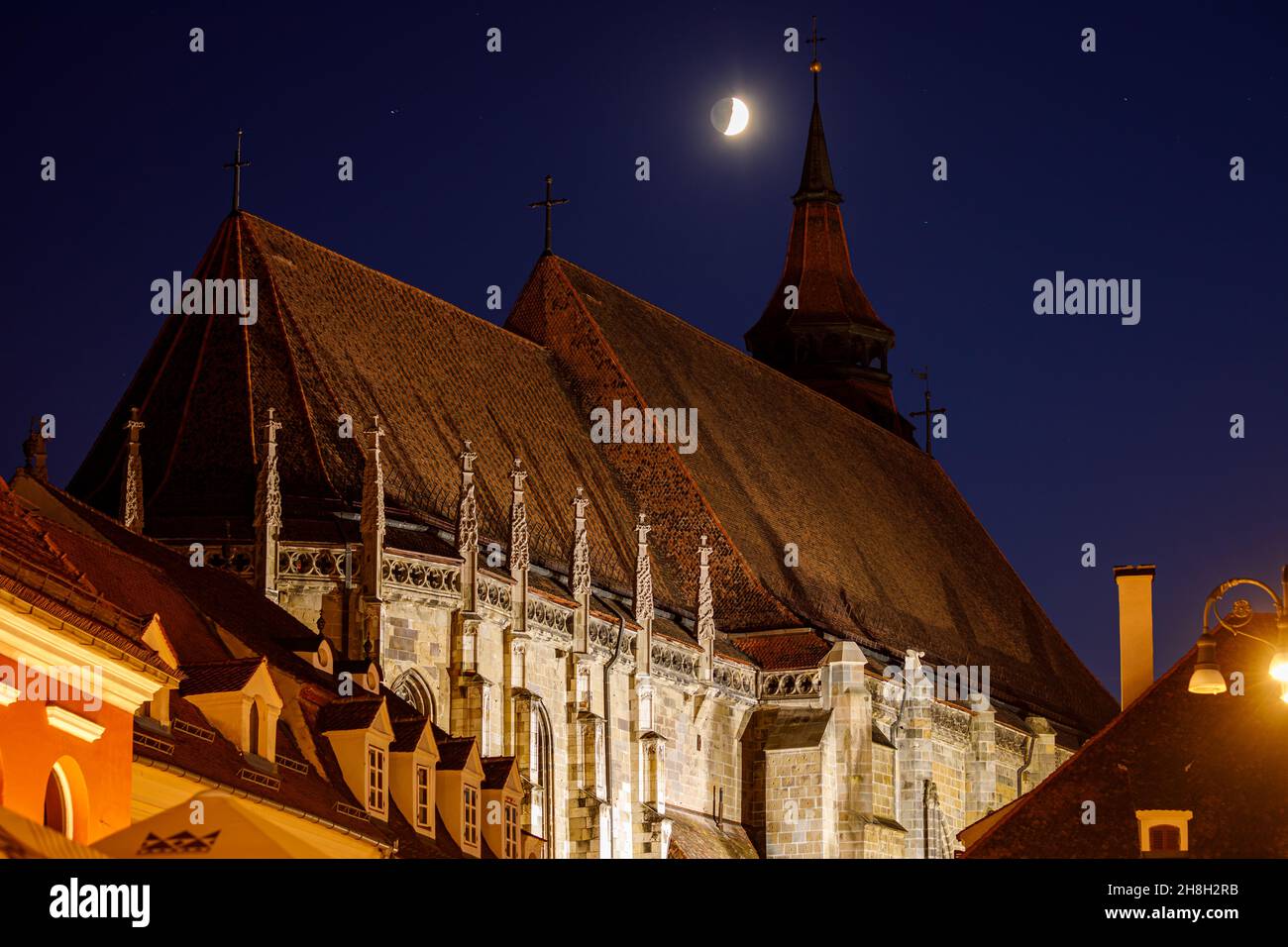 Romania black church hi-res stock photography and images - Alamy