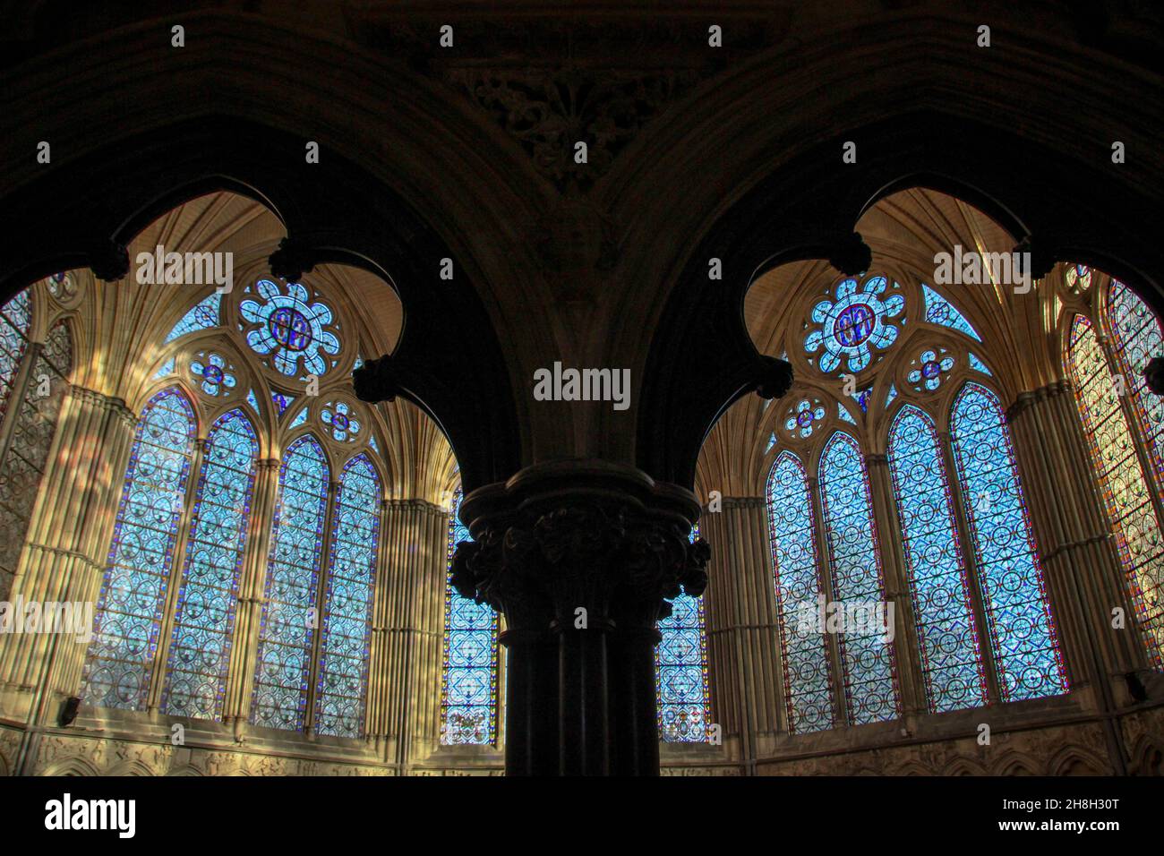 Chapter House, Salisbury Cathedral Stock Photo - Alamy
