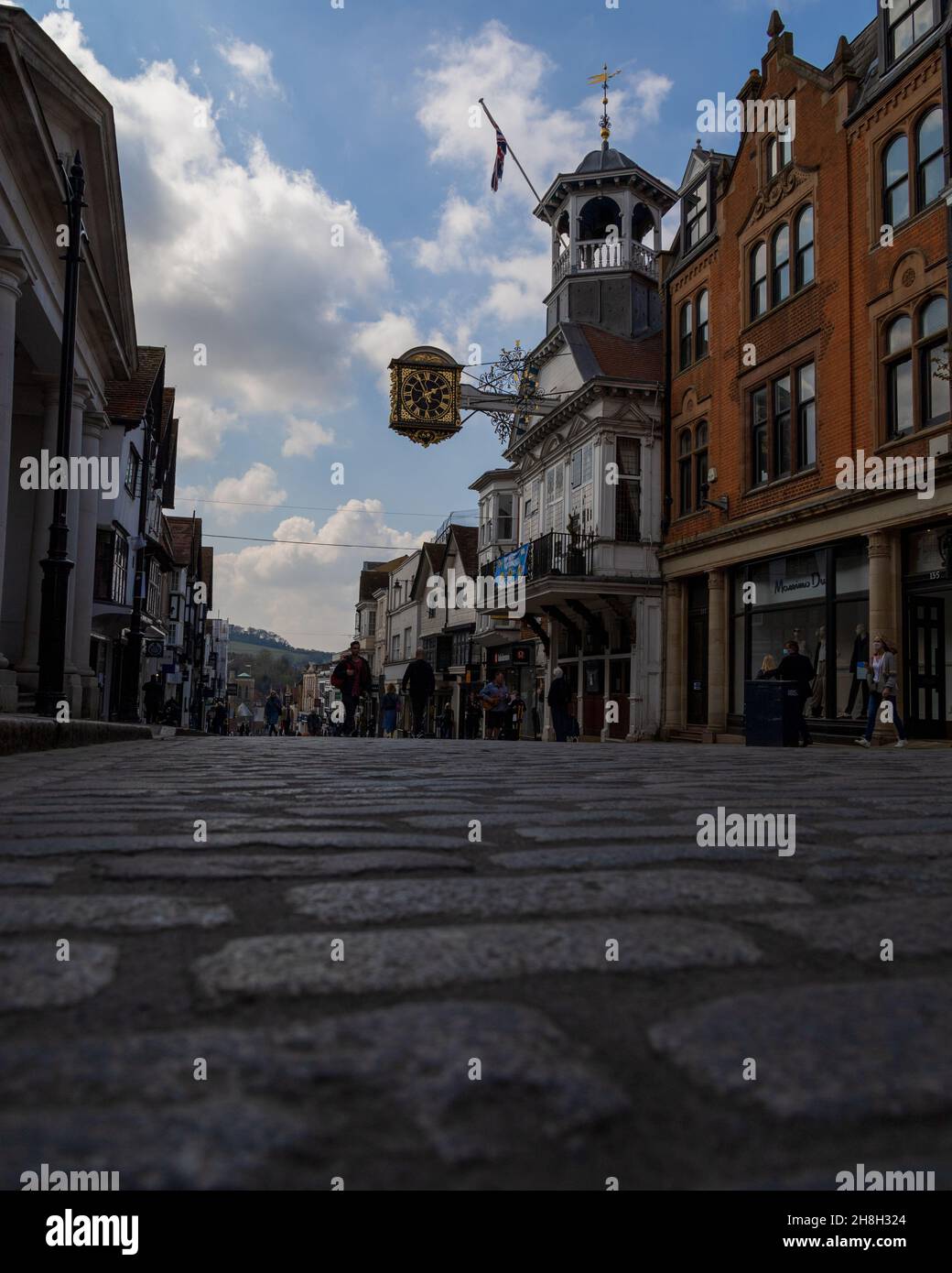 High street guildhall guildford hi-res stock photography and images - Alamy