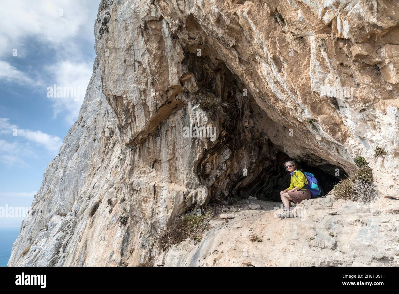 Goat's Hair or Twin Caves, Gibraltar Stock Photo - Alamy
