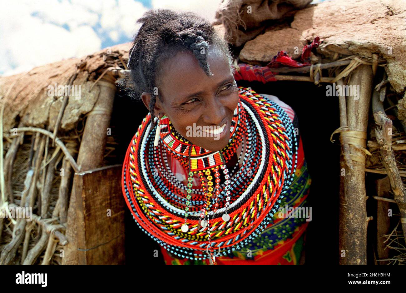 Samburu people in traditional dresses Samburu, Kenya Stock Photo - Alamy