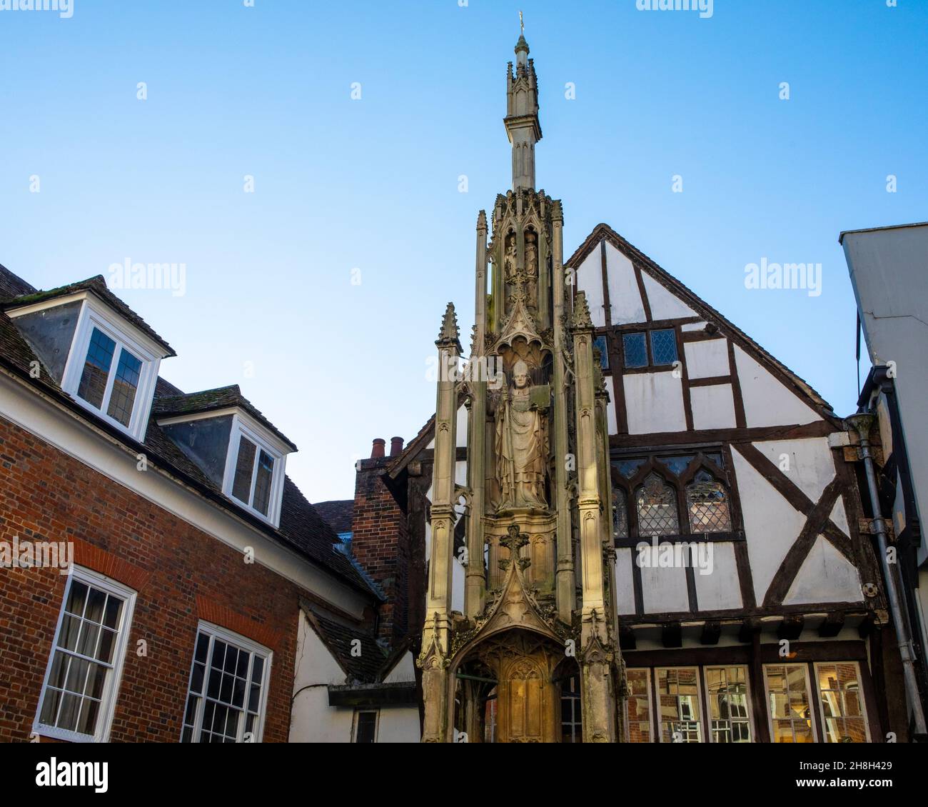 Winchester, UK - November 28th 2021: A view of the historic Butter ...