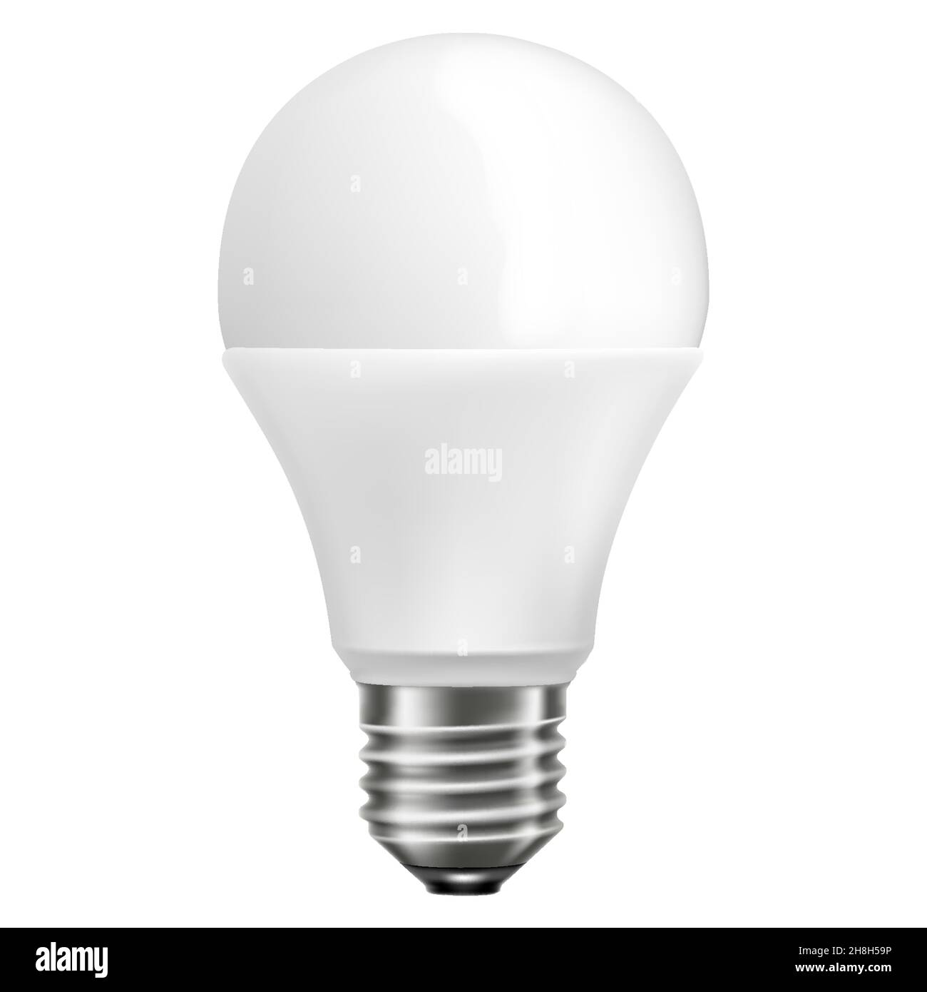 LED light emitting diode energy saving light bulb, economical lightbulb ...