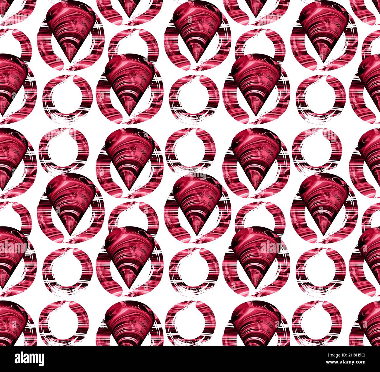 3d rendering abstract capsule colorful background. Seamless pattern ...